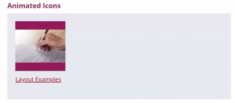 Animated Layout Tools