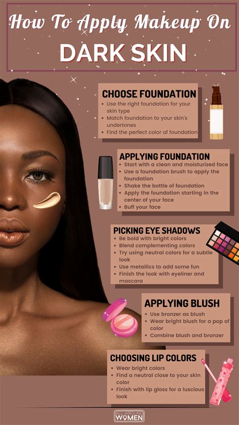 How To Apply Makeup On Dark Skin How To Apply Makeup Dark Skin Makeup Brown Skin Makeup