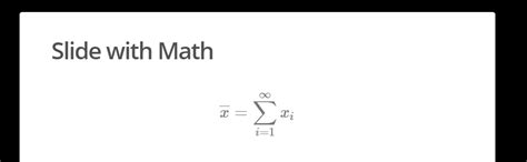 Rmarkdown Quarto Presentation Ioslides Math Equations Issue 2515