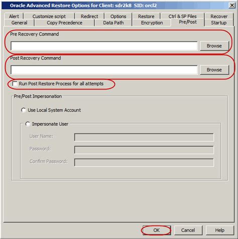 Advanced Oracle Idataagent Restore
