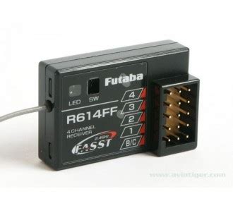 Futaba R614FF 2 4GHZ 4 Channel FASST Receiver