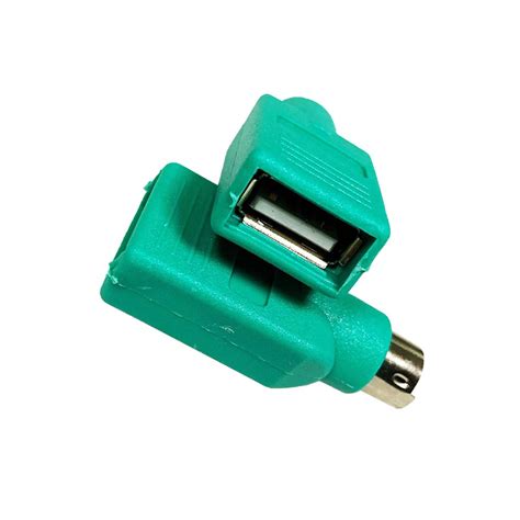 Ps2 Usb Adapter Circular Plug To Usb Type A Jack Straight Laptop