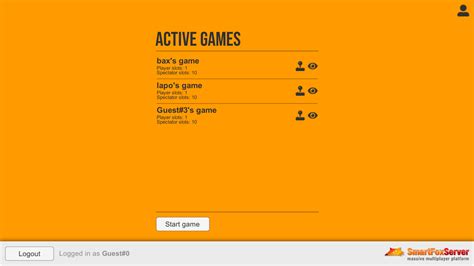 SmartFoxServer X Documentation Lobby Basics