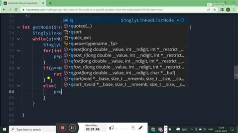 Get Node Value Hackerrank Solution In C Data Structure And Algorithm Youtube