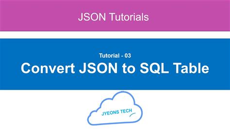 06 Convert Json To Sql Database Table Using Sql Server Query Youtube