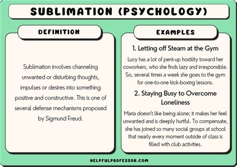 10 Sublimation Examples In Psychology 2025