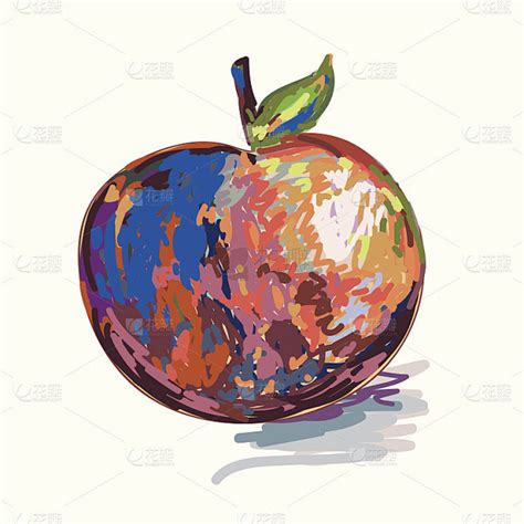 苹果的艺术画