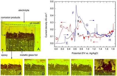 Figure S5 Cyclic Polarisation Curve For An Artificial Pit On Figure S5 Cyclic Polarisation Curve For An Artificial Pit On