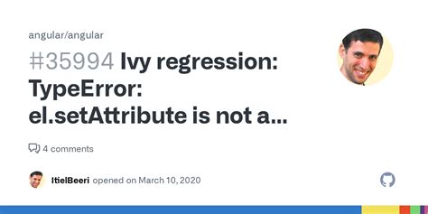 Ivy Regression Typeerror Tattribute Is Not A Function · Issue