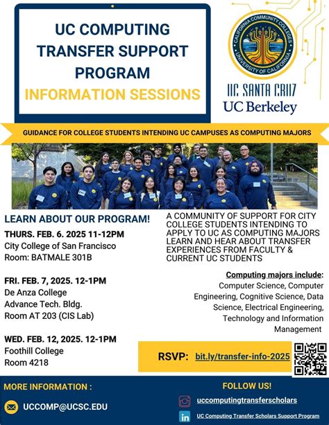 Uc Computing Transfer Scholars Support Program On Linkedin The Uc