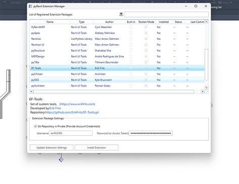 Pyrevit Extension From Private Github Repo Runtime Pyrevit Forums