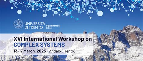 Complex Systems Unitn Home Of The Structure And Dynamics Of Complex