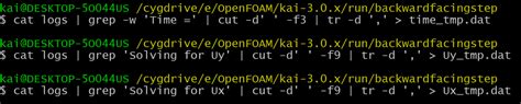 2 Residuals Gnuplot For Openfoam Data 1 Kai Zhang Cfd World