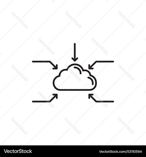 Data Aggregation Icon Royalty Free Vector Image