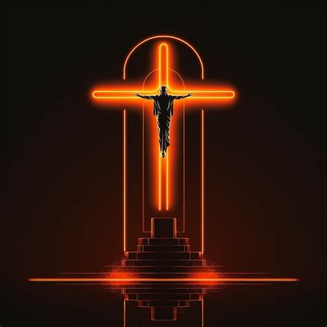 3d Rendering Of Cross Ai Generated Image