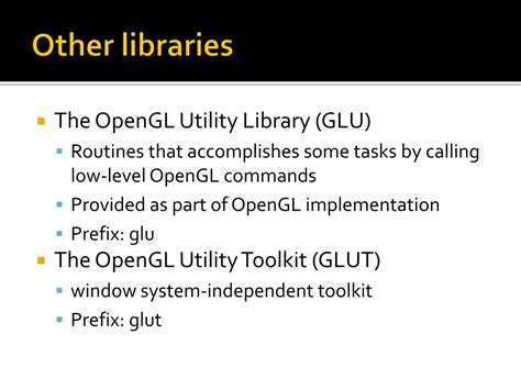 Ppt Opengl Review Powerpoint Presentation Free Download Id4130058