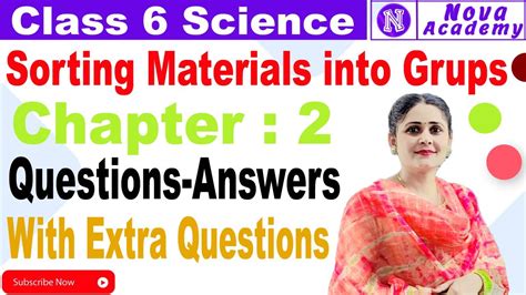 Class 6th Science Chapter 2 Sorting Materials Into Groups Question