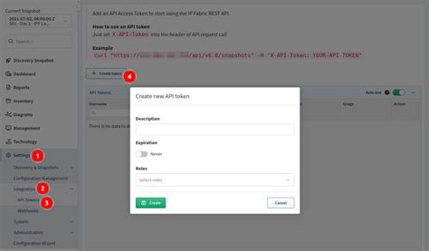 api tokens ip fabric documentation portal