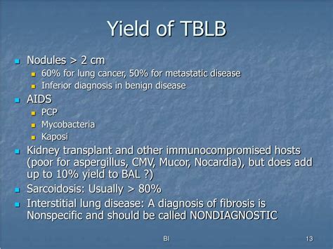 Ppt Flexible Bronchoscopy Part 4a Transbronchial Lung Biopsy Volume