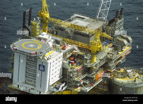 North Sea Oil Rigs