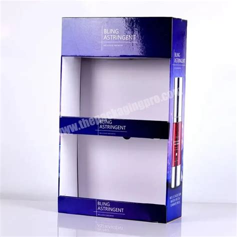 High Quality Countertop Pos Cardboard Display Stand For Creams Supermarkets Corrugated Lotion