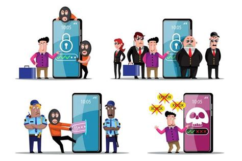 Mobile Security Concept Vector Art Icons And Graphics For Free Download