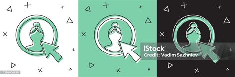 흰색과 녹색 검은 색 배경에 격리 된 계정 화면 아이콘 만들기를 설정합니다 벡터 일러스트레이션 가능성에 대한 스톡 벡터 아트 및 기타 이미지 Istock