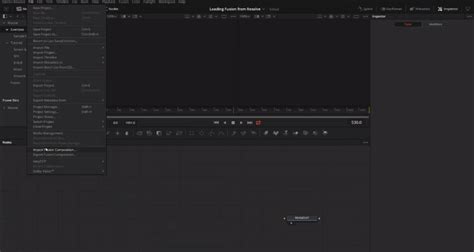 fixing the fusion composition on the current frame in davinci resolve