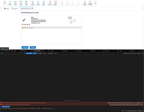 Scriptcase Generate App Still Hanging Bugs Scriptcase Low Code