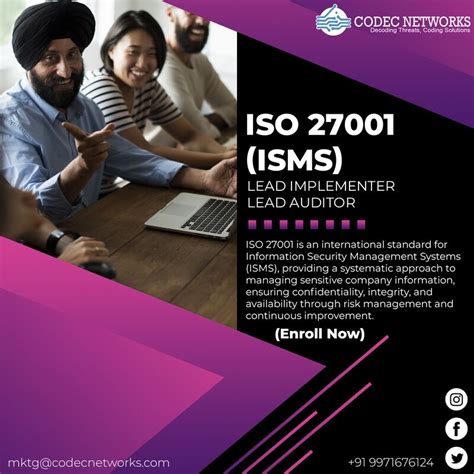 Codec Networks Pvt Ltd On Linkedin Iso27001 Ismstraining Iso27001training Isms Cybersеcurity