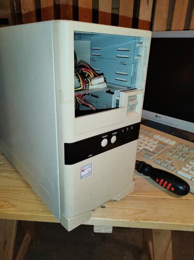 Sold Motherboard With Pentium MMX 200 MHz Graphic Sound Card RAM And Power Supply AmiBay