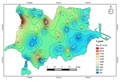 Spatial Distribution Of Ec For Premonsoon And Postmonsoon Download