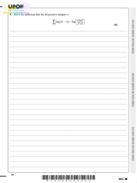 further pure mathematics f1 question paper january 2023 wfm01 01 que 20230112 htrmathematics