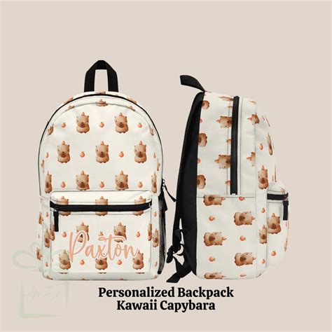 Capybara Backpack Etsy