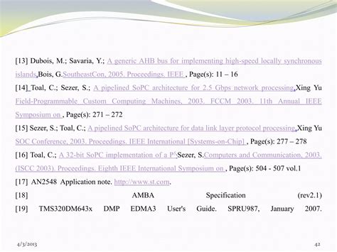 Design And Implementation Of An Advanced Dma Controller On Amba Based Soc Pptx