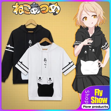 Anime Neko Atsume Cosplay Hoodies Sweatshirts Women 3d Print Harajuku