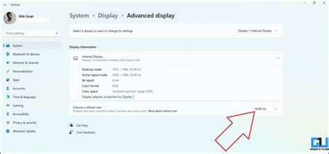 3 Ways To Change Display Refresh Rate In Windows 11 Gadgets To Use