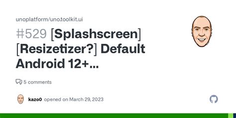 [splashscreen][resizetizer] default android 12 splashscreen looks odd · issue 529