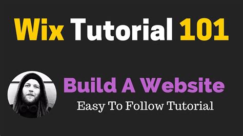 Wix Tutorial 101 Creating A Website With 2016 Version Youtube