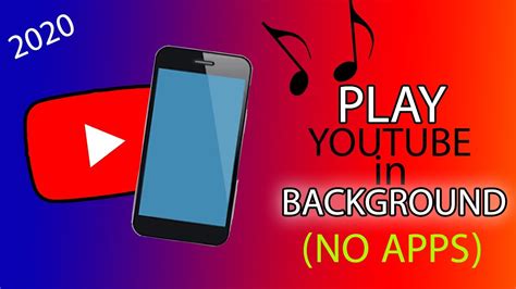 How To Play YOUTUBE IN BACKGROUND No Third Party Apps YouTube
