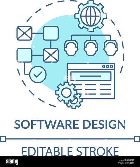 Software Design Concept Icon Stock Vector Image Art Alamy