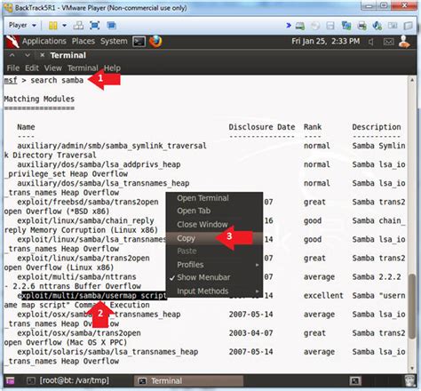 Metasploitable Project Lesson 3 Exploiting Samba Cve 2007 2447 Remote Command Injection