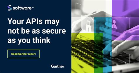 Manu Van Droogenbroeck On Linkedin Api Security Challenges Gartner Report Software Ag