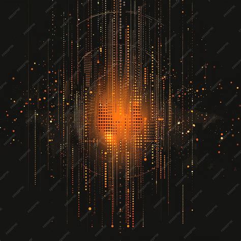 Binary Operations Chart In Orange And Black Premium Ai Generated Image