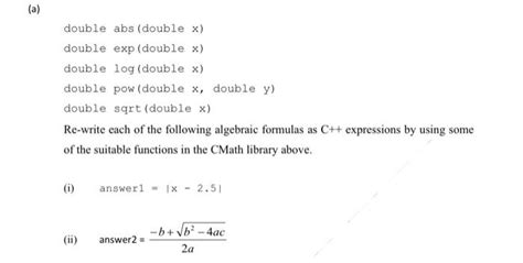 Solved Double Abs Double X Double Exp Double X Double