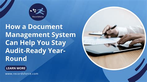 How A Document Management System Can Help You Stay Audit Ready Year Round Recordsforce