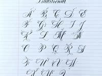 Calligraphy Letters Alphabet