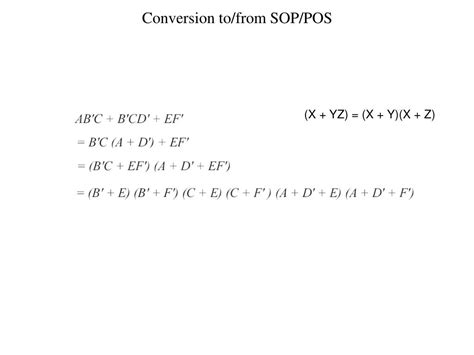 ppt conversion from one number base to another binary arithmetic equation simplification