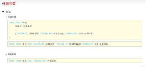 sql 约束 外键约束 csdn博客