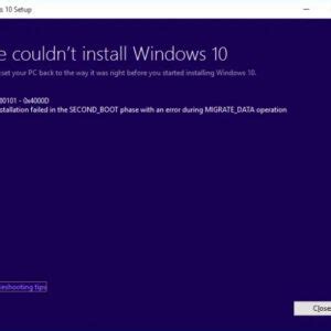 How To Fix Windows Upgrade Error XC X D Fastoe